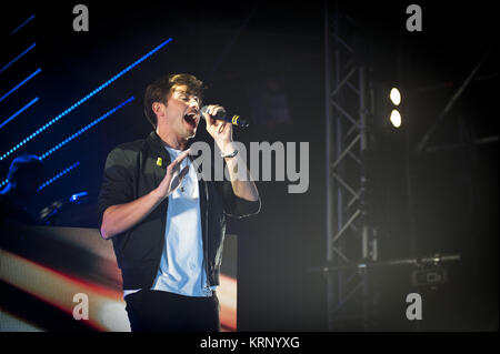 Riki performing live on stage at the Atlantico in Rome, Italy ...