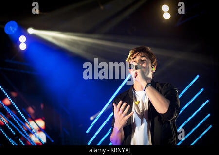 Riki performing live on stage at the Atlantico in Rome, Italy ...