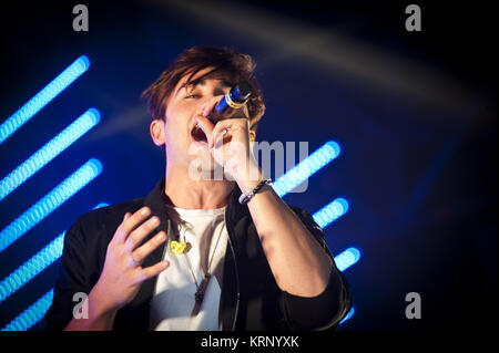 Riki performing live on stage at the Atlantico in Rome, Italy ...