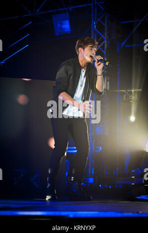 Riki performing live on stage at the Atlantico in Rome, Italy ...
