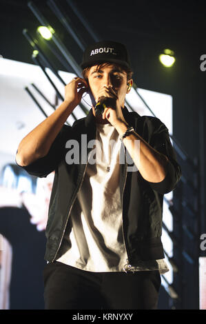 Riki performing live on stage at the Atlantico in Rome, Italy ...
