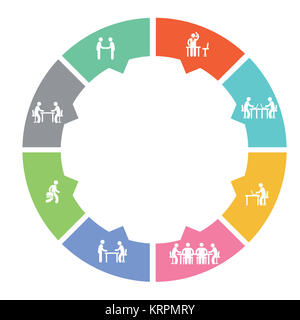 Workplace connection concept Stock Photo - Alamy