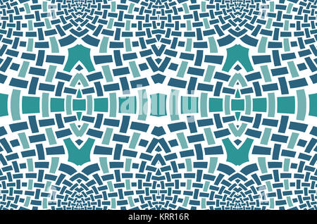 Mosaic geometric green seamless texture pattern. Trendy kaleidoscope ...