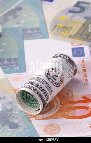 Stack of banknote with money consuming Stock Photo - Alamy