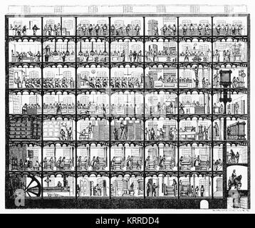 Cross section illustration Stock Photo - Alamy