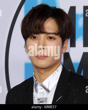 Jackson Wang at the 2017 American Music Awards at Microsoft Theater on ...
