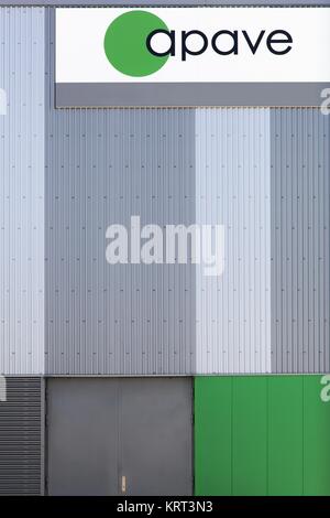 Saint Priest, France - October 7, 2017: Monsanto logo on a panel ...