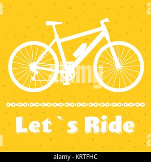 mountain bike fun ride poster template vector illustration Stock Vector ...