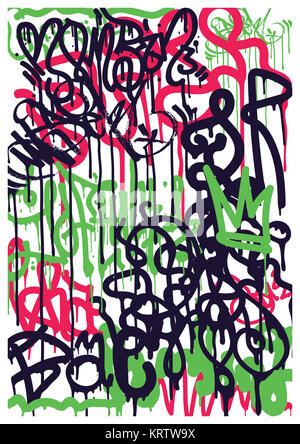 Background Graffiti Stickers Stock Photo - Alamy