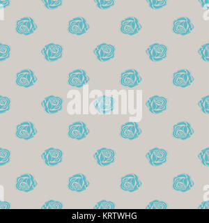 Seamless pattern Bud roses Stock Photo - Alamy