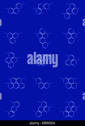 Background with structural chemical formulas Stock Photo - Alamy