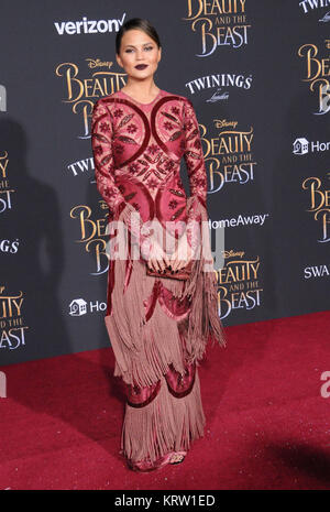 Fashion model Chrissy Teigen attends City Harvest's Red Supper Club ...