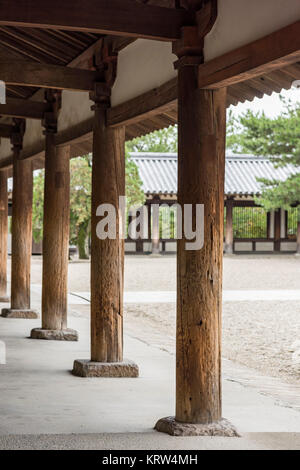 Entasis Pillars, Horyuji temple, Ikaruga Town, Ikoma District, Nara ...