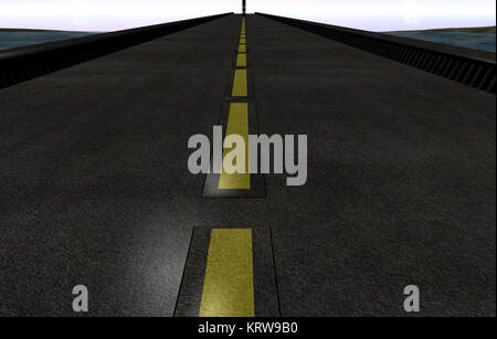 freeway over the sea free Stock Photo - Alamy