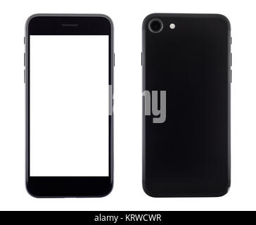 mobile phone backside isolated Stock Photo - Alamy