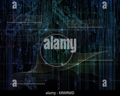 Reality of Technology Links Stock Photo - Alamy