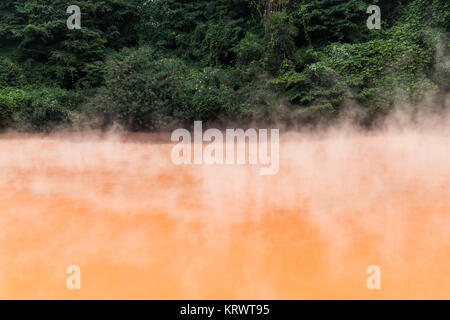 Blood Hell Hot Springs in Japan Stock Photo - Alamy