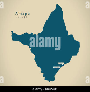 map of amapa Stock Photo - Alamy