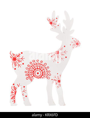 model toy deer on white isolated background, selective focus Stock ...