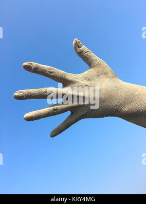 two fingers salute - hand gesture isolated on white background Stock ...