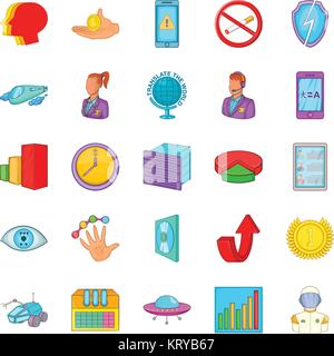 Argy bargy icons set, cartoon style Stock Vector Image & Art - Alamy