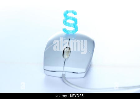 computer mouse with paragraph symbol Stock Photo - Alamy