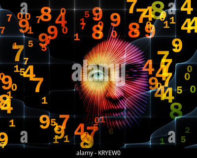 Realms of World of Numbers Stock Photo - Alamy