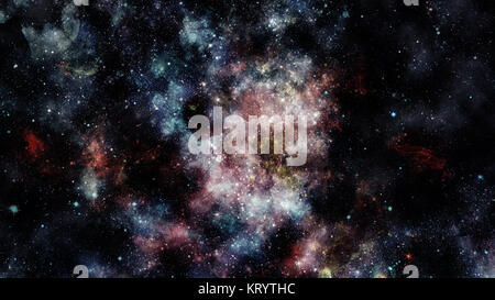 Cosmic clouds of mist on bright colorful backgrounds. Elements ...