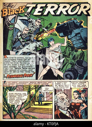 Black Terror was a popular comic book hero from the Golden Age of ...