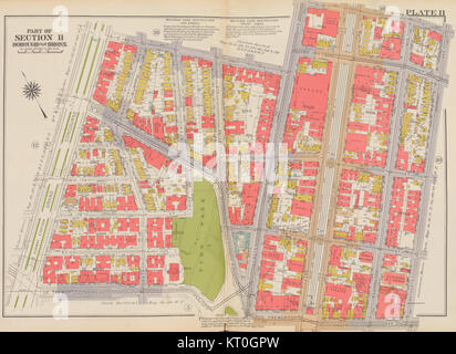 A historical image of a plate from the Bronx, published in 1942 ...