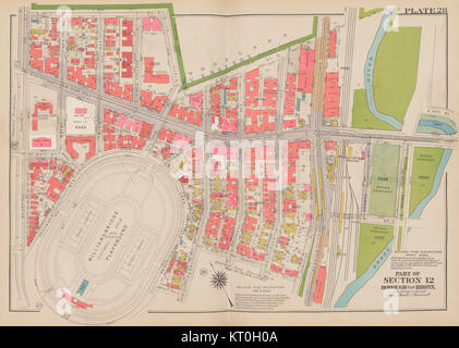 The Bromley Bronx Plate 28, published in 1942, is a historical map of ...