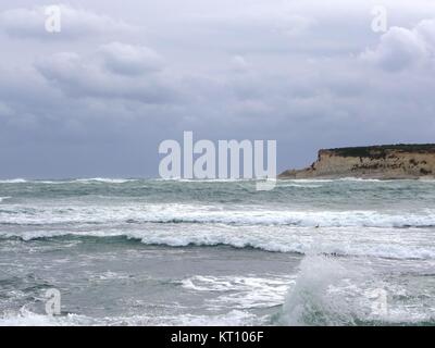 Sea storm in Malta Stock Photo - Alamy
