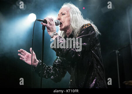 The American heavy metal band Pentagram performs a live concert at ...