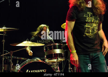 The American doom metal band Saint Vitus performs a live concert at Blå ...