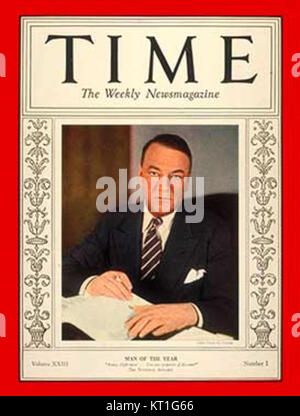 A 1933 TIME magazine cover featuring Joseph Goebbels, the German Nazi ...