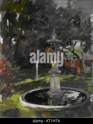 *The Fountain* by James Jebusa Shannon, created after 1910, showcases a ...