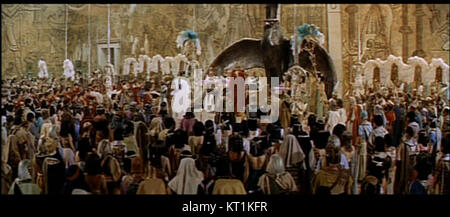 This 1963 film trailer screenshot captures a key scene from the film ...