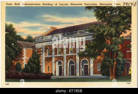 Duke Hall, Administration Building of Lincoln Memorial University ...