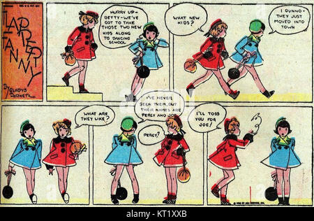 'Flapper Fanny' is a character from a 1920s comic strip series, known ...