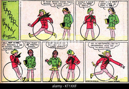 Flapper Fanny - The Funnies, No 4 Stock Photo - Alamy