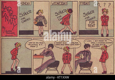 'Flapper Fanny' is a character from a 1920s comic strip series, known ...