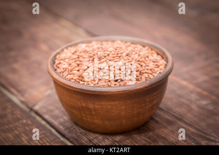 brown grain rice variety devzira. especially for pilaf Stock Photo - Alamy