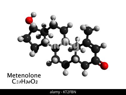 Metenolone, methenolone molecule. It is androgen, anabolic steroid ...