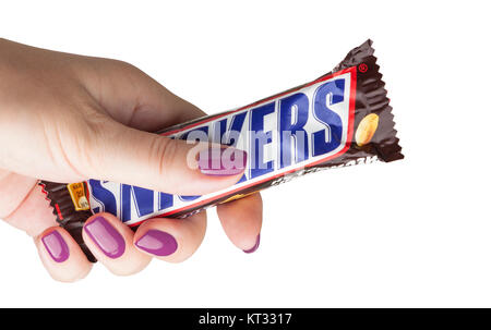 Snickers chocolate bar produced by Mars Incorporated Stock Photo - Alamy