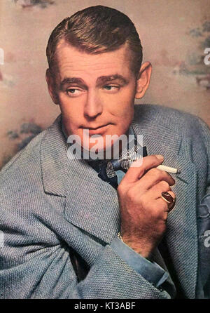 Alan Ladd, a popular actor in the 1940s and 1950s, is depicted in this ...