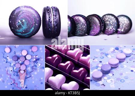 Ultra Violet collage. Color of the year 2018 Stock Photo: 169723240 - Alamy
