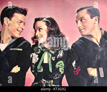 ANCHORS AWEIGH, Frank Sinatra, Kathryn Grayson, Gene K elly, 1945 Stock ...