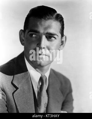 Portrait of Clark Gable, the iconic American actor, taken in 1938 ...