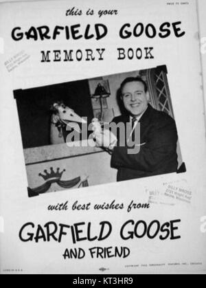 The 1953 book cover for 'Garfield Goose,' a popular children's ...