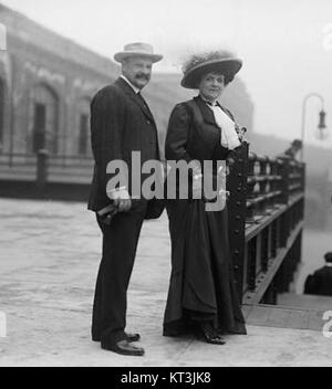 Jay Gould & Wife Stock Photo - Alamy